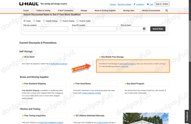 U-Haul Discount Codes - 50% Off Coupon Code April 2025