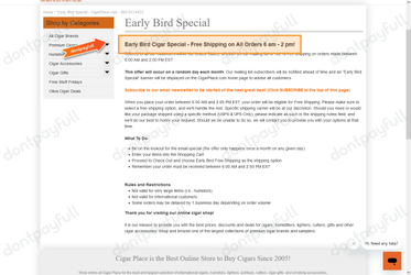 Cigar Place Discount Codes - 30% Off Coupon Jan 2026