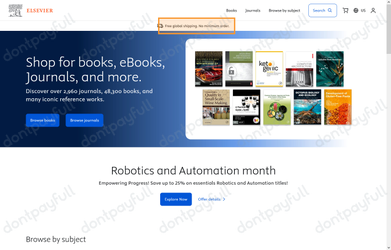 Elsevier Discount Codes - 75% Off Coupon Code Dec 2025