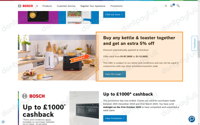 BOSCH Discount Codes - 30% Off Voucher Code Jan 2026