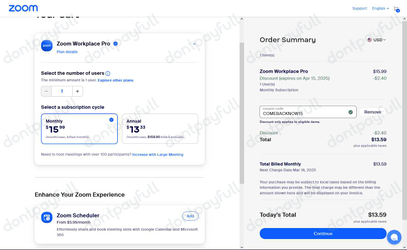 Zoom Coupon Codes - 35% Off Promo Code March 2025