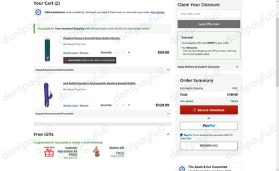 50% Off Adam and Eve Coupon Codes, Discount Codes