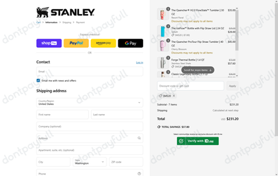 20% Off Stanley Discount Code, Coupon Codes - May 2025