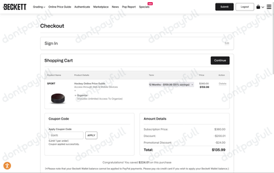 35% Off Beckett Promo Code, Coupon Codes - July 2025