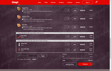 50% Off Casey's Promo Code, Coupon Codes - May 2025