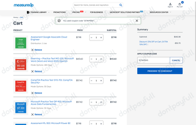 30% Off MeasureUp Coupon Codes, Promo Codes - 2025