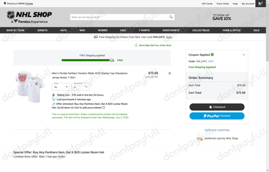 30% Off NHL Shop Coupon, Discount Codes - August 2025