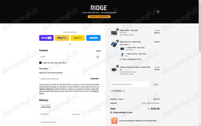 30% Off The Ridge Wallet Coupon Codes, Discount Codes