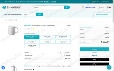 20% Off Discount Mugs Promo Codes, Coupon Codes 2025