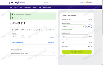 40% Off Kaplan Publishing Discount Codes, Promo Codes
