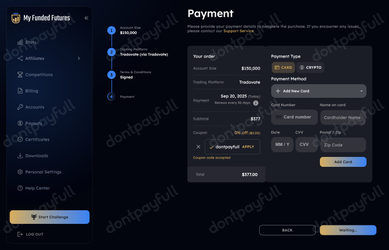 50% Off My Funded Futures Discount Codes, Promo Codes