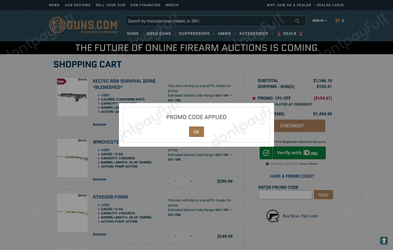 50% Off Guns.com Coupons, Coupon Codes - Nov 2025