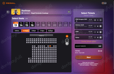 40% Off Regal Movies Promo Codes, Coupon Codes - 2025