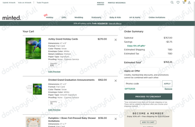 Minted Promo Codes - 25% Off Coupon Code January 2026