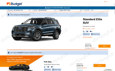 40% Off Budget Car Rental Coupons, Coupon Codes - 2025