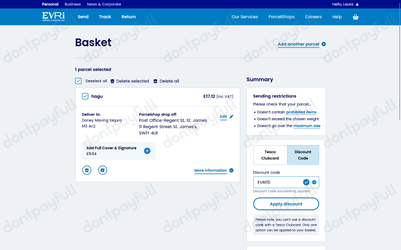 Evri Promo Codes - 25% Off Discount Code January 2026