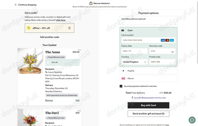 Bloom & Wild Discount Codes - Get 30% Off in Dec 2025