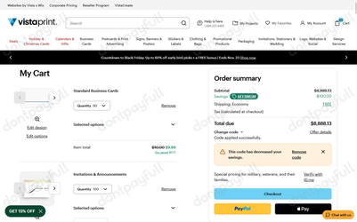 Vistaprint Coupons - 50% Off Promo Code December 2025
