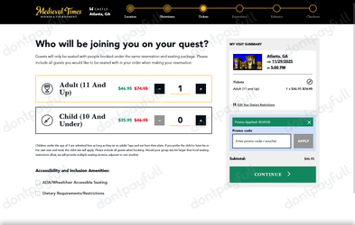 Medieval Times Coupons - 31% Off Promo Code Dec 2025