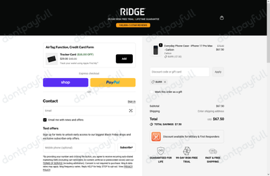 The Ridge Wallet Coupon Codes - Get 30% Off in Jan 2026