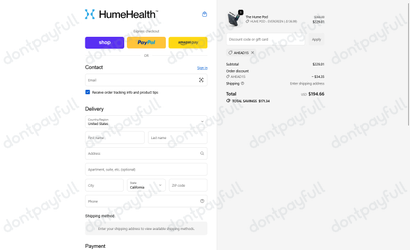 Hume Health Discount Codes - Get 55% Off in Dec 2025