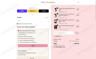Pink Boutique Discount Codes - Get 20% Off in Jan 2026