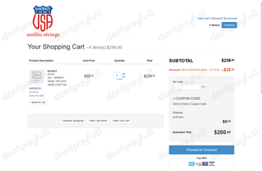 Malibu Strings Coupon Codes - 30% Off Coupon Jan 2026