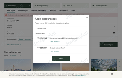 Cathay Pacific Promo Codes - 50% Off Coupon Dec 2025