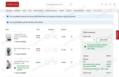 Matalan Discount Codes - 25% Off Promo Code Jan 2026