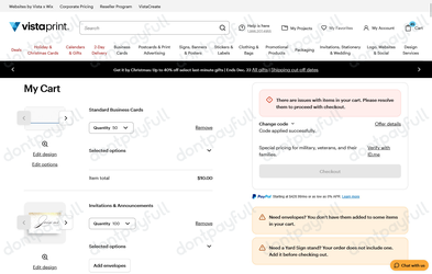 Vistaprint Coupons - 50% Off Promo Code January 2026